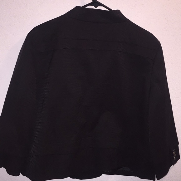 attention | Jackets & Coats | Attention Brand Ribbed Black Button Up ...
